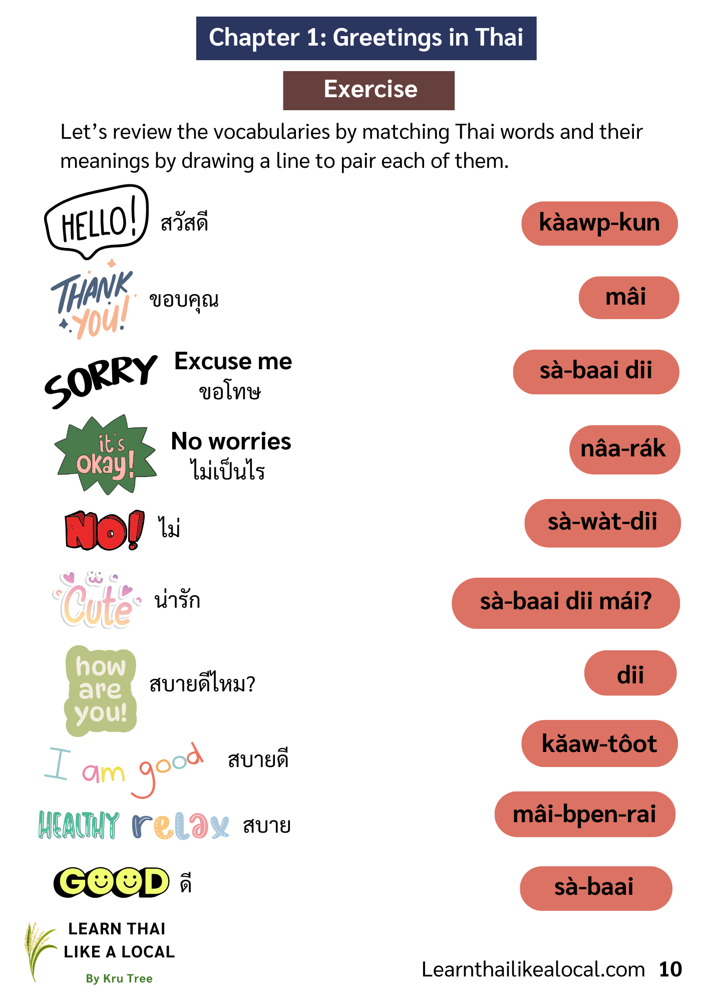 Learn Thai Like a Local – Learn Thai in easy and fun way like never before